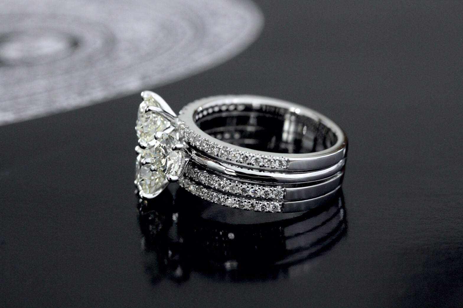 แหวนเพชร Round 4 pcs / 3.03 ct สี I-J VVS VS - Venus Diamond วีนัส ไดมอนด์