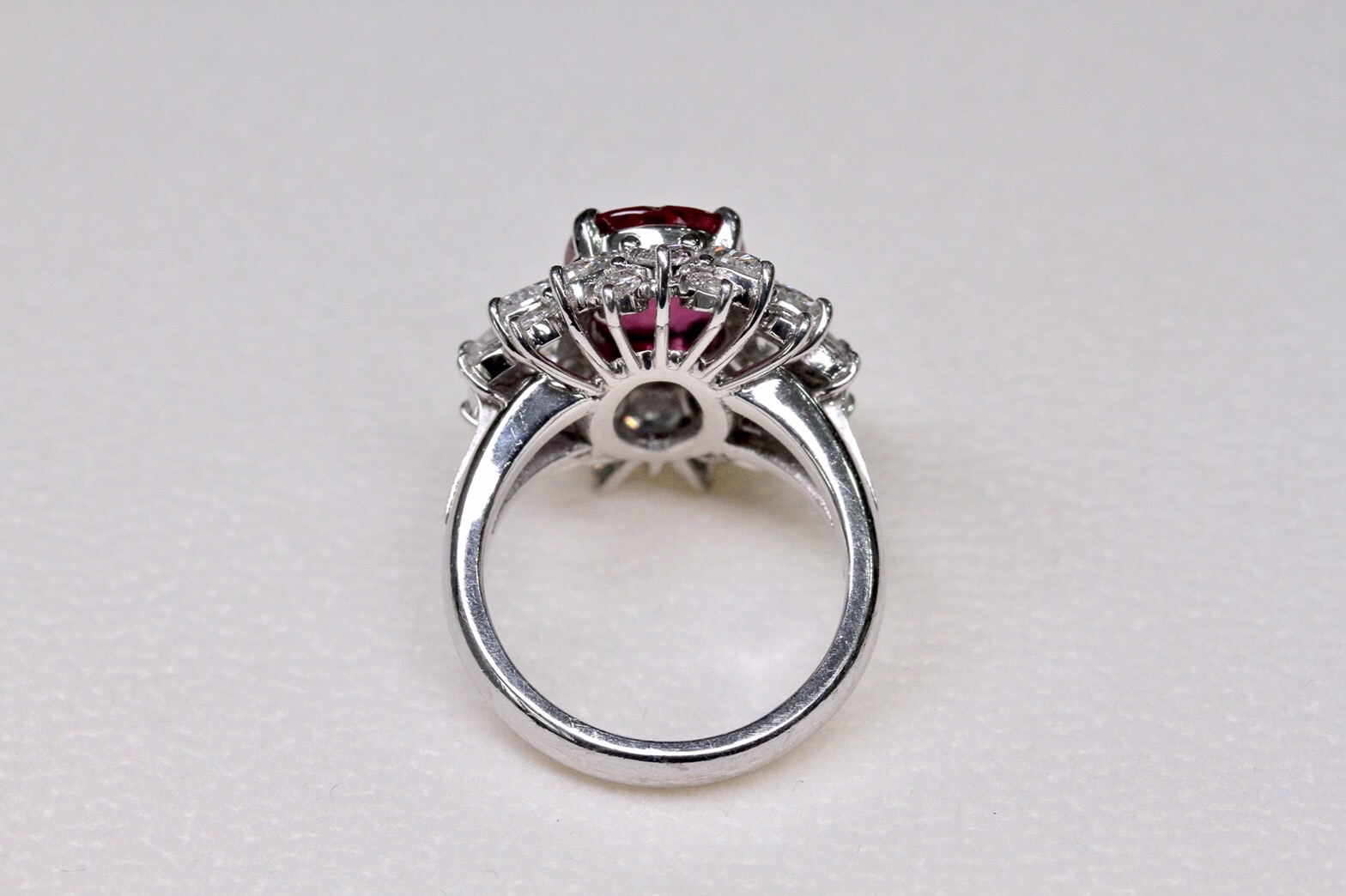 แหวน Ruby 3.01 ct rad Natural Ruby ใบเซอร์ GRS - Venus Diamond วีนัส ได ...
