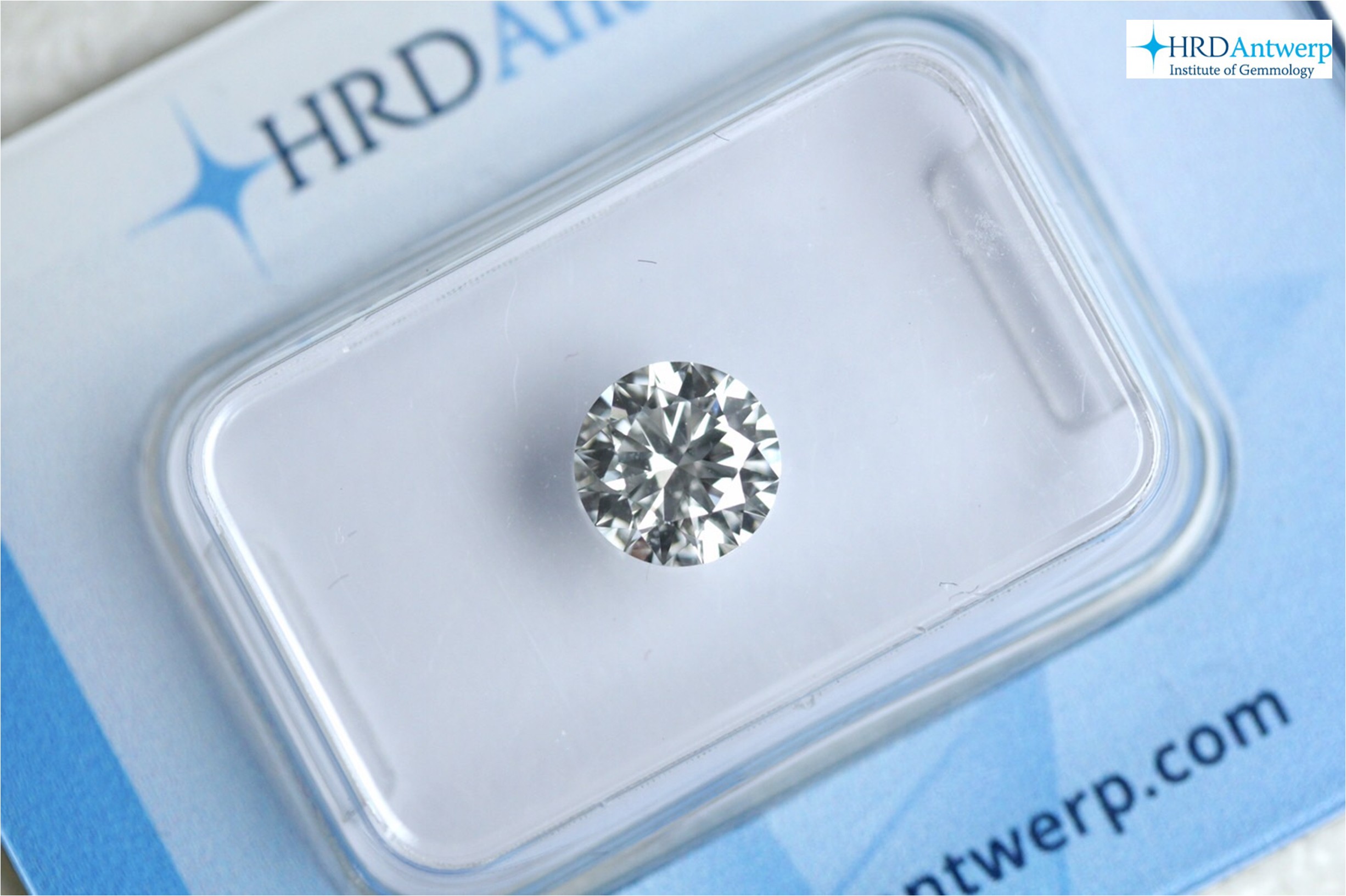 เพชร Round 1.01 ct สี G ความสะอาด VVS1 ใบเซอร์ HRD - Venus Diamond ...